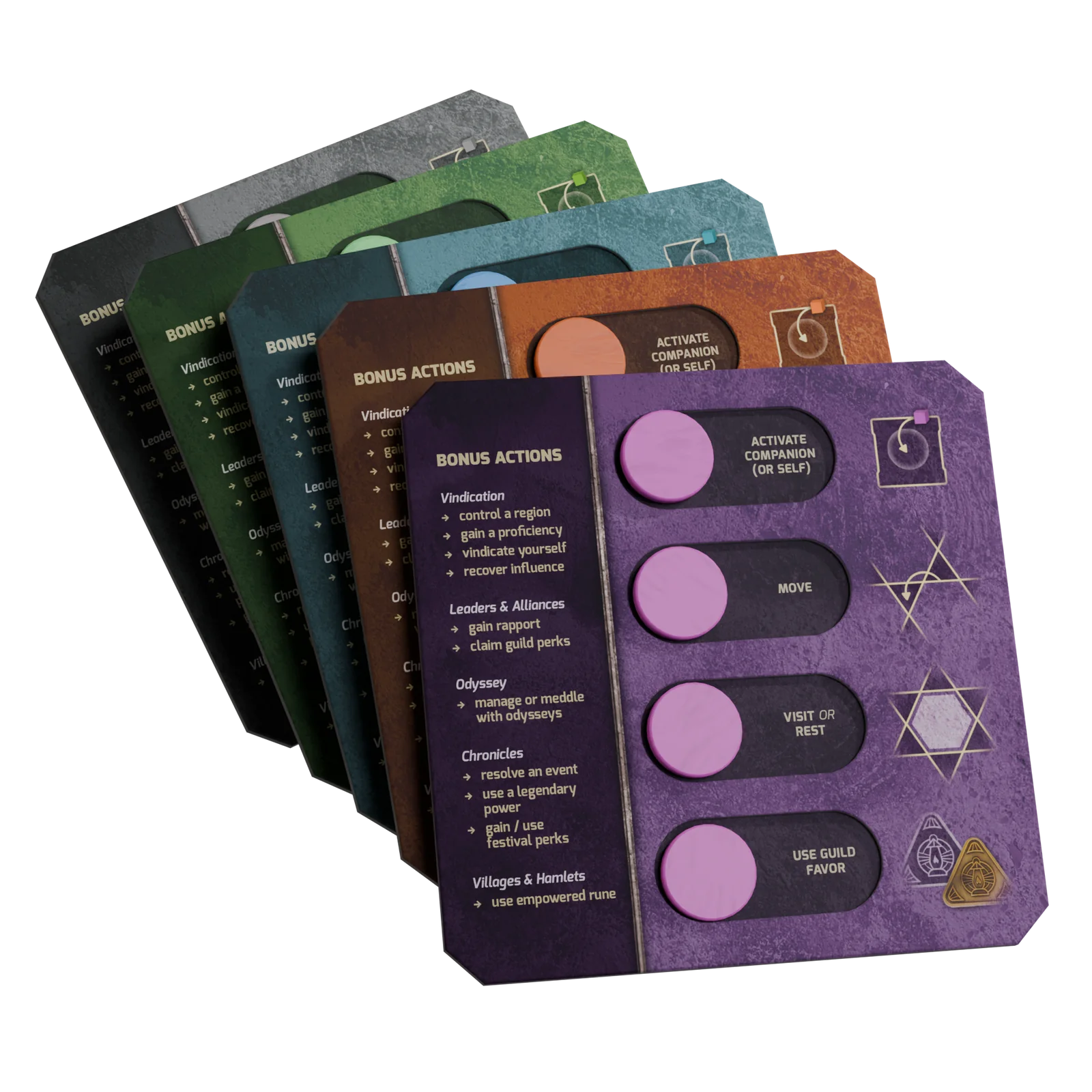 VINDICATION ACTION TRACKERS – Games and Stuff