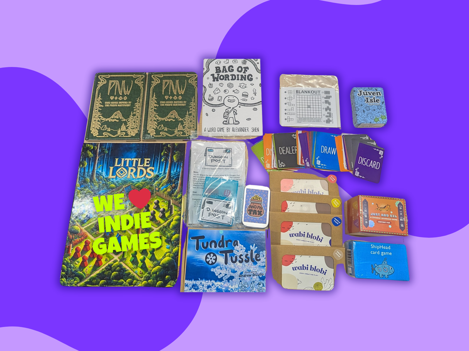 New Indie Board Games now at Games and Stuff!