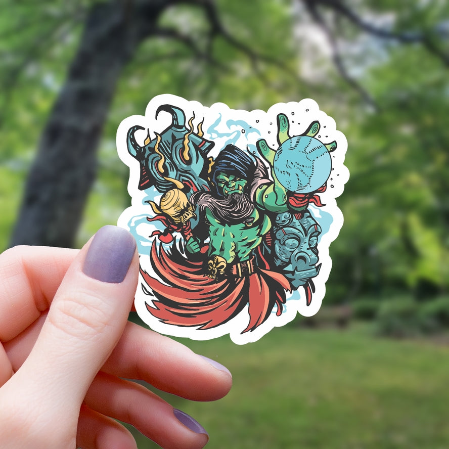 ORC SORCERER RPG STICKER – Games and Stuff