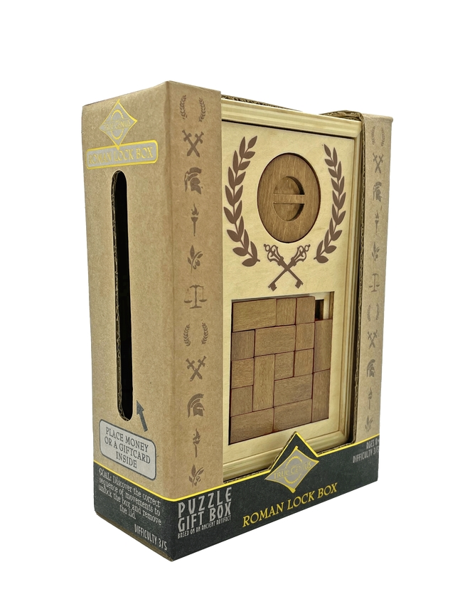 TRUE GENIUS - ROMAN LOCK BOX – Games and Stuff