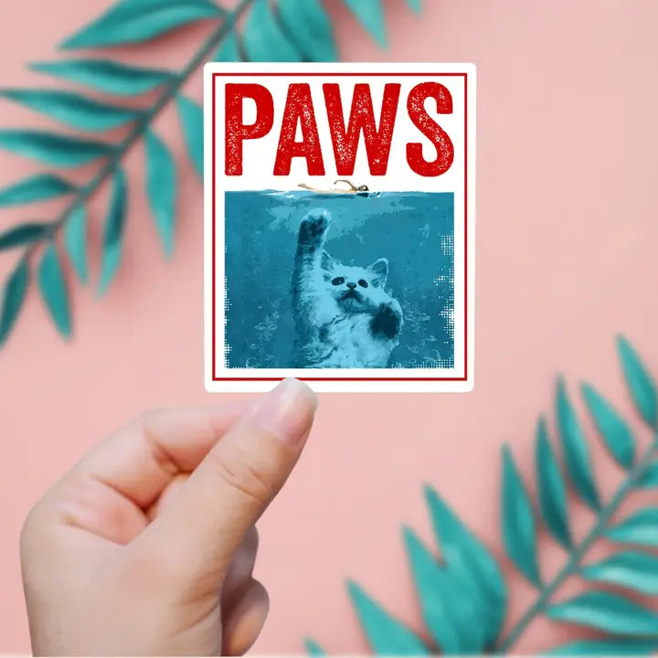 PAWS STICKER – Games and Stuff