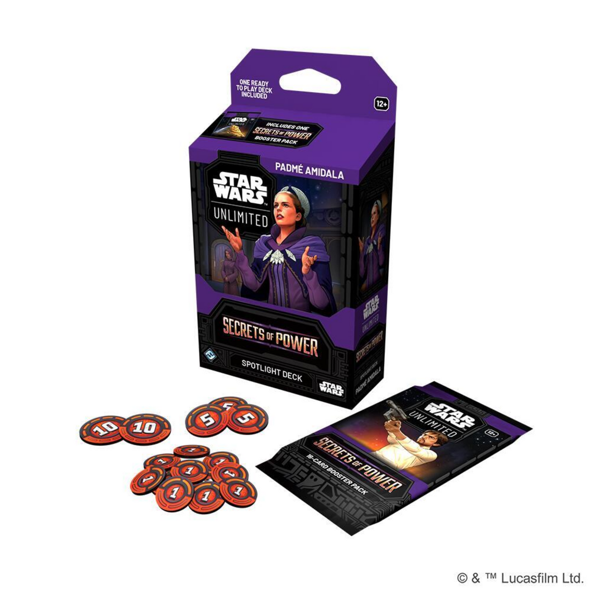 STAR WARS UNLIMITED SECRETS OF POWER SPOTLIGHT DECK: PADME AMIDALA ...