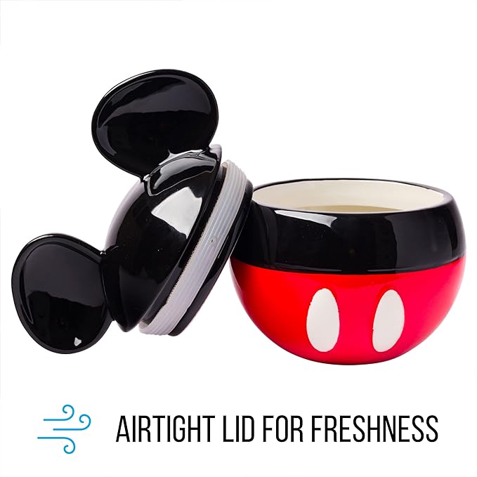 DISNEY MICKEY MOUSE LIDDED CERMAIC JAR – Games and Stuff