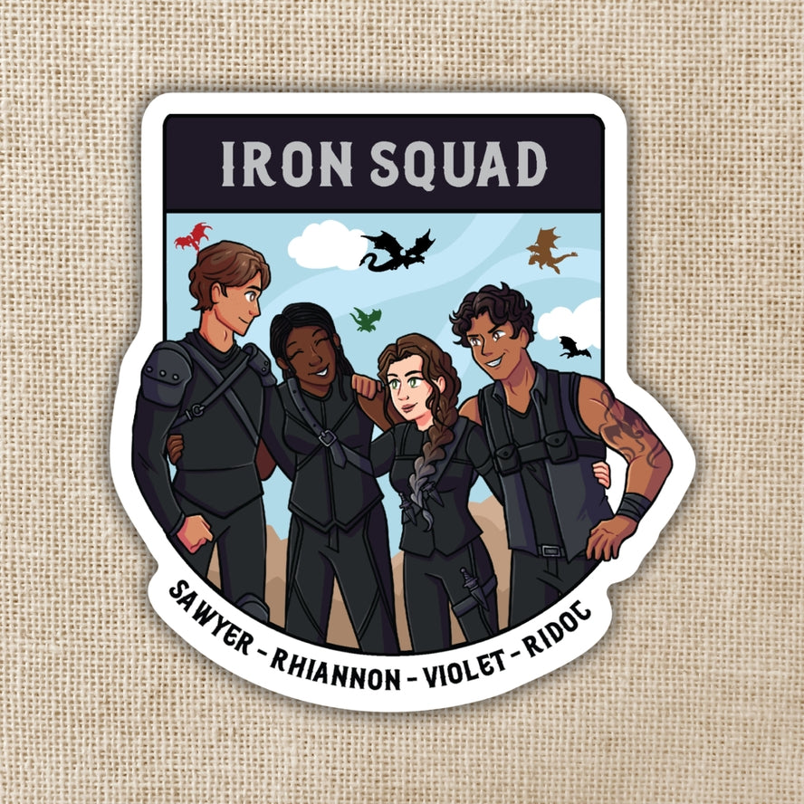 IRON SQUAD STICKER – Games and Stuff