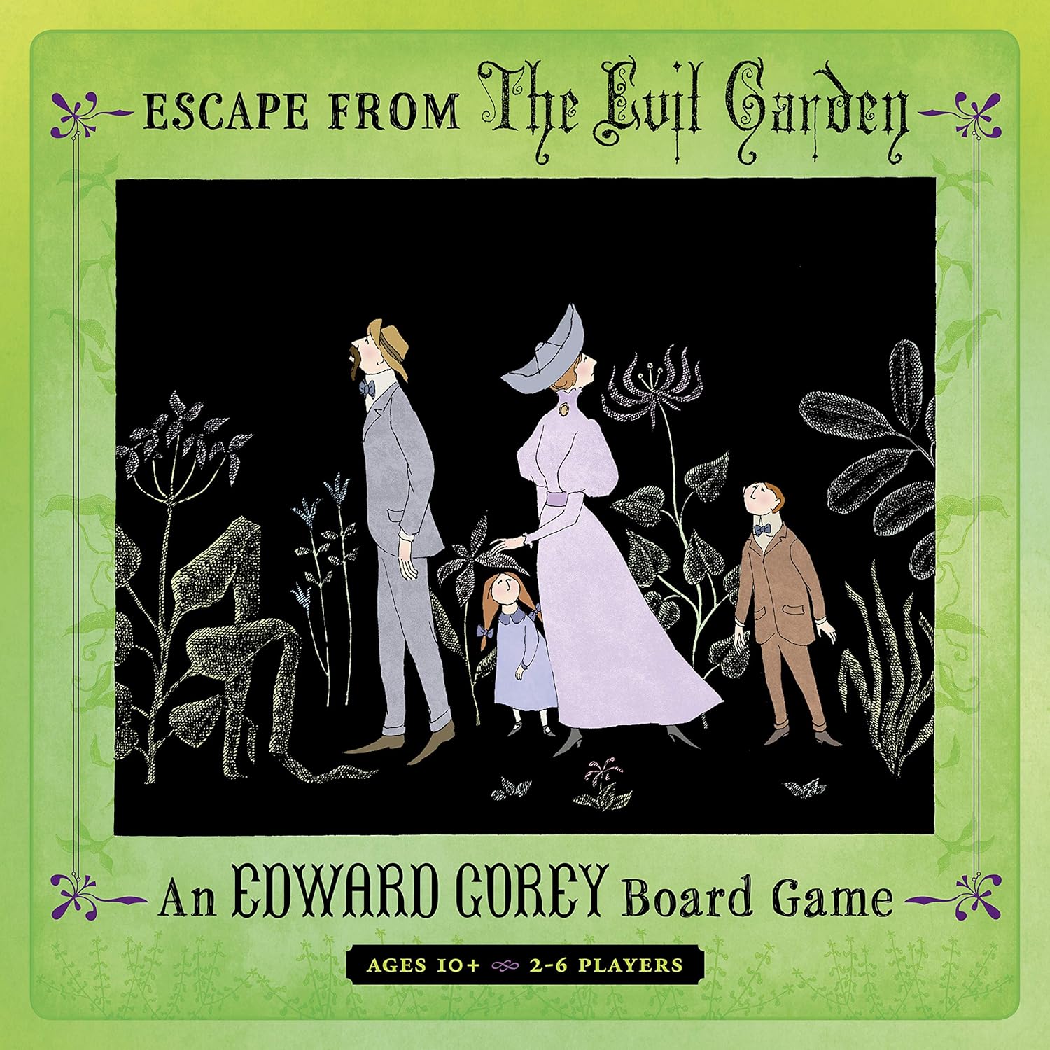 ESCAPE FROM THE EVIL GARDEN AN EDWARD GOREY BOARD GAME – Games and Stuff
