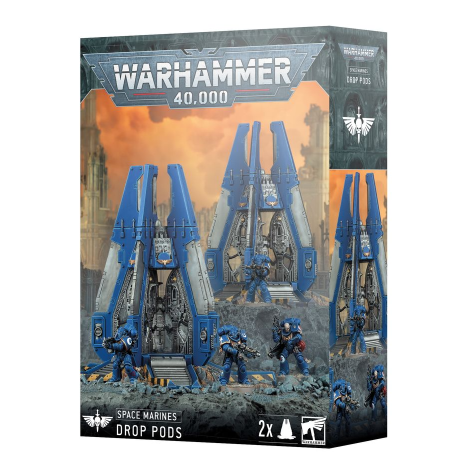 SPACE MARINE DROP PODS (2025) – Games and Stuff