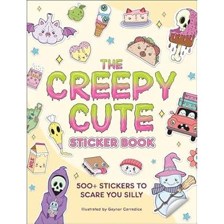 CREEPY CUTE STICKER BOOK – Games and Stuff