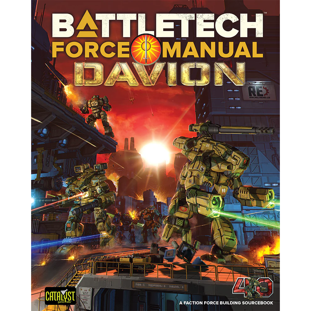 BATTLETECH FORCE MANUAL: DAVION – Games and Stuff