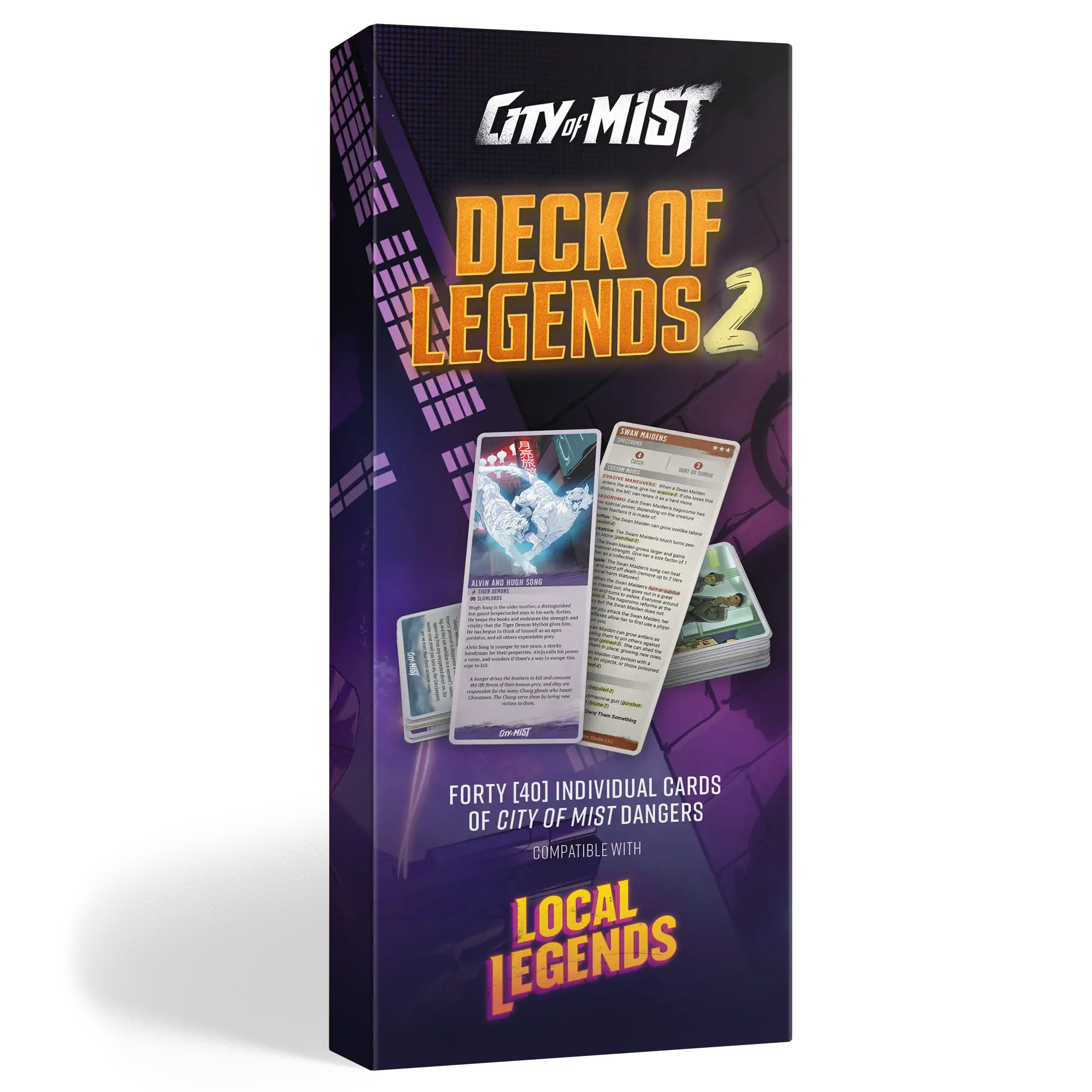 CITY OF MIST: DECK OF LEGENDS 2 – Games and Stuff