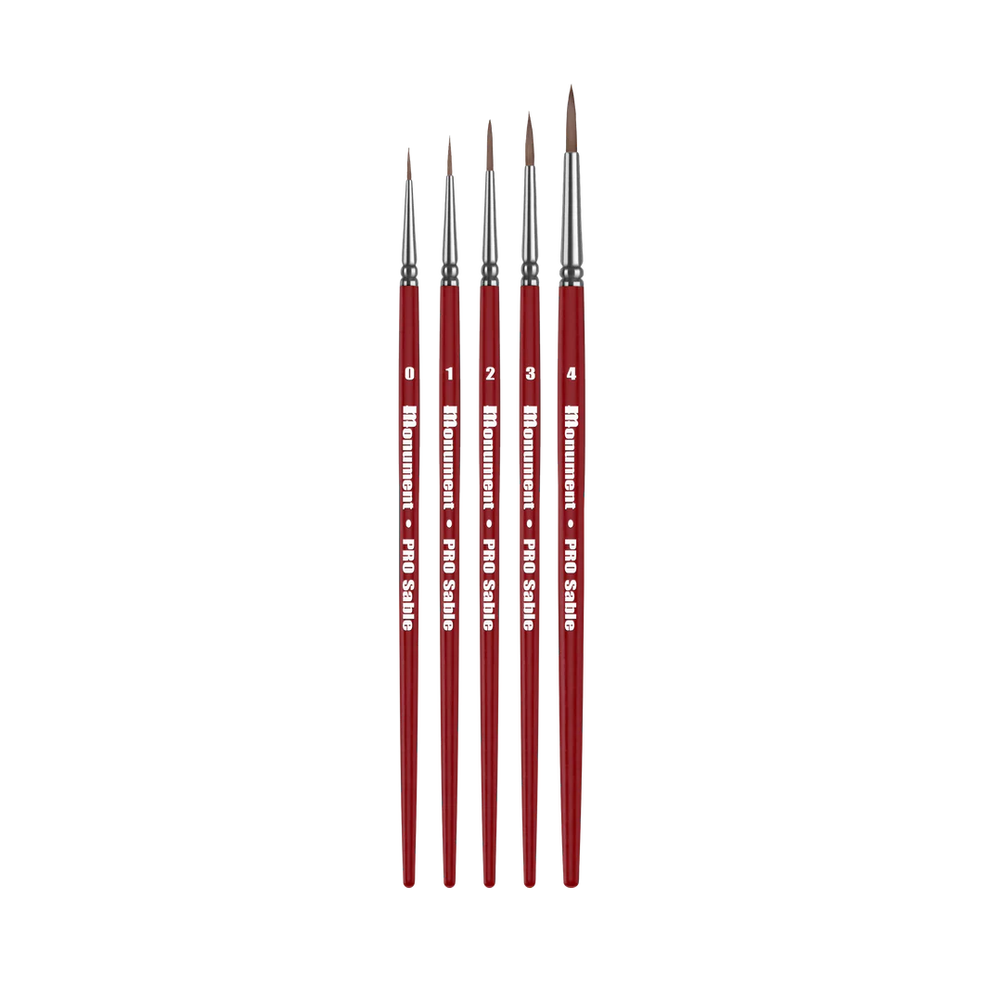 MONUMENT PRO SABLE BRUSH SET – Games and Stuff