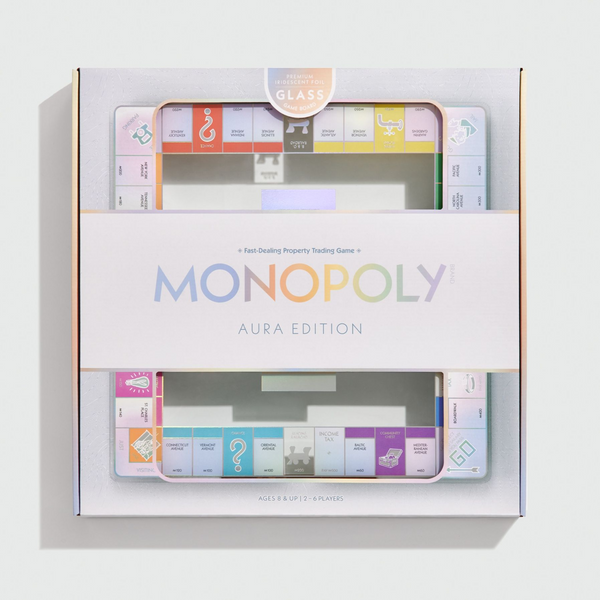 MONOPOLY AURA GLASS EDITION – Games and Stuff