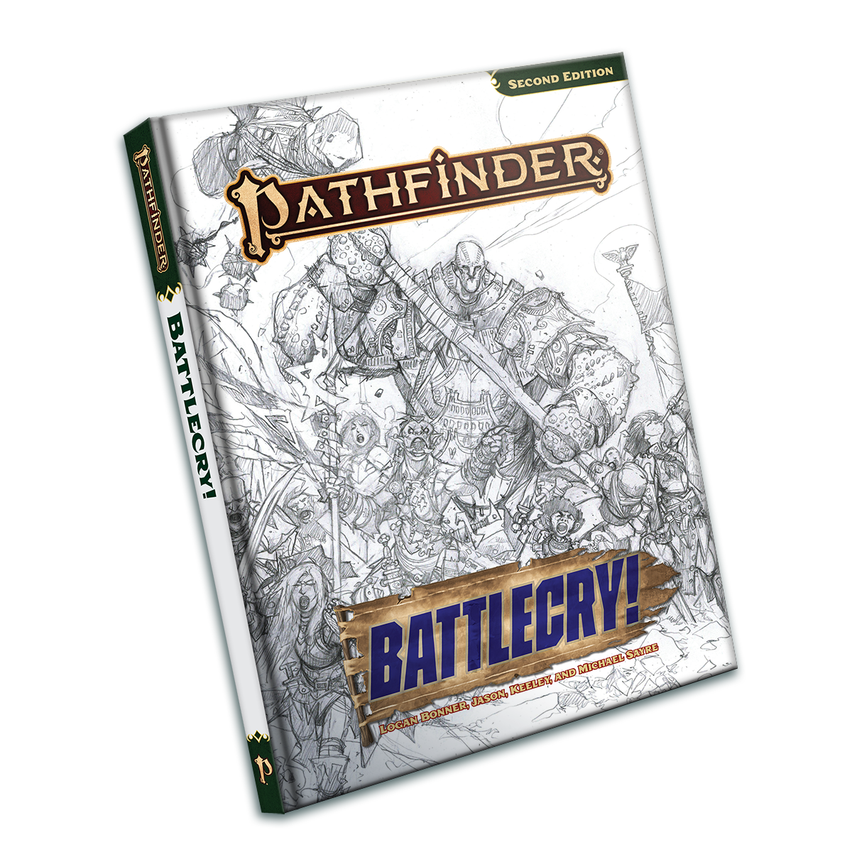 PATHFINDER 2E BATTLECRY! SKETCH COVER – Games and Stuff