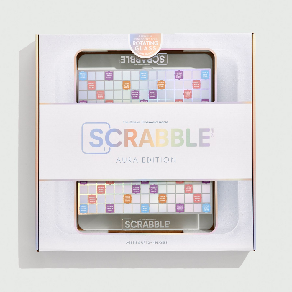 SCRABBLE AURA GLASS EDITION – Games and Stuff