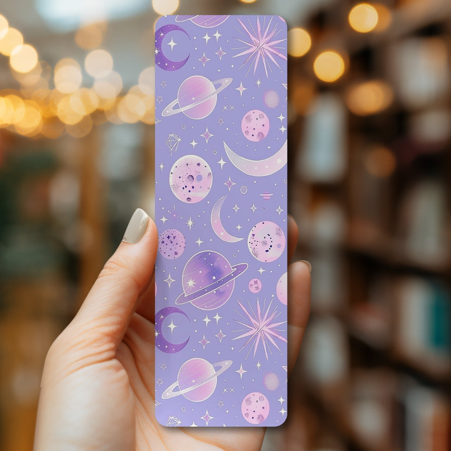 LAVENDAR SPACE BOOKMARK – Games and Stuff