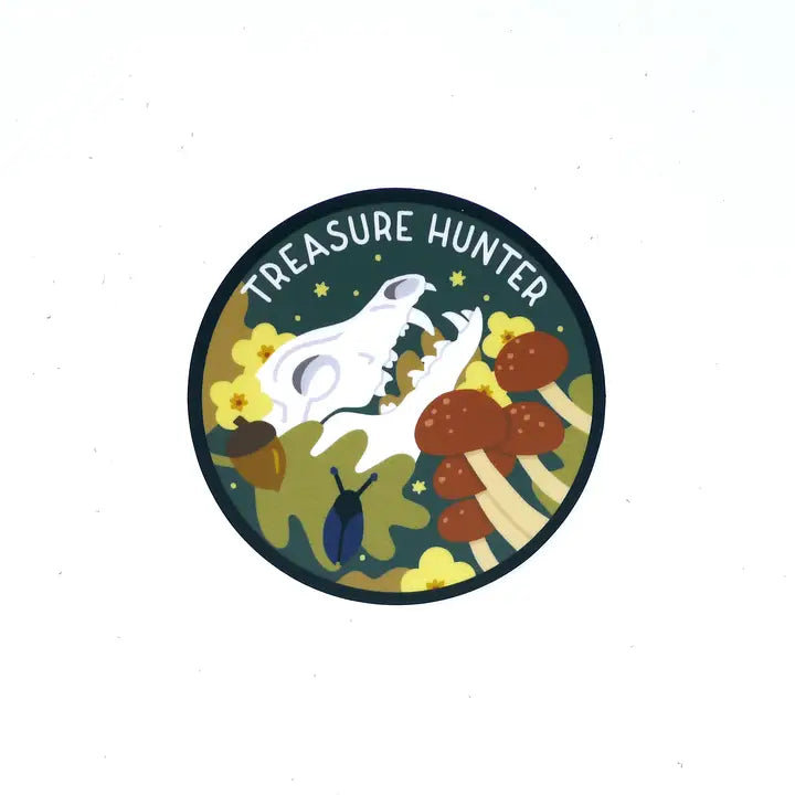 TREASURE HUNTER STICKER – Games and Stuff