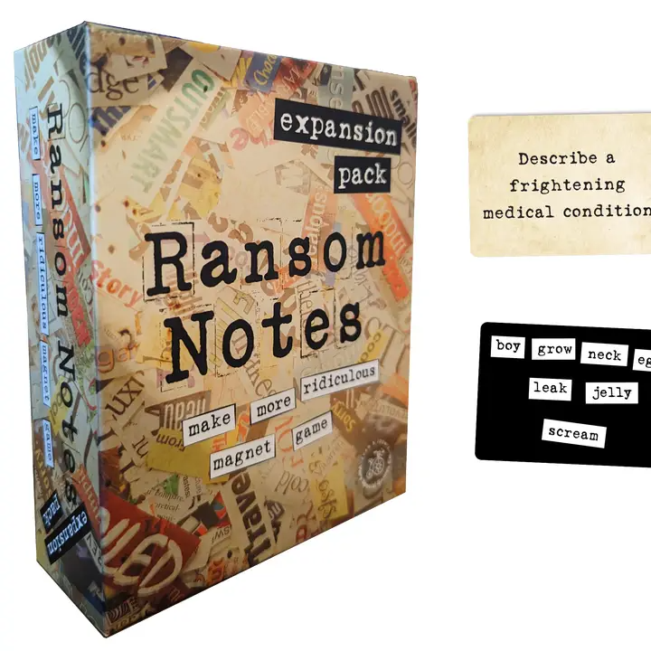 RANSOM NOTES EXPANSION PACK – Games and Stuff