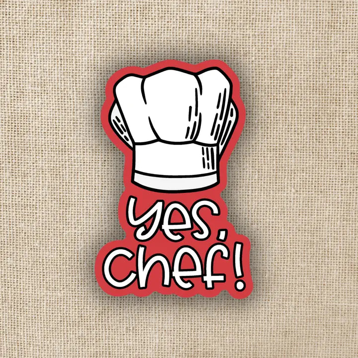YES, CHEF! STICKER – Games and Stuff
