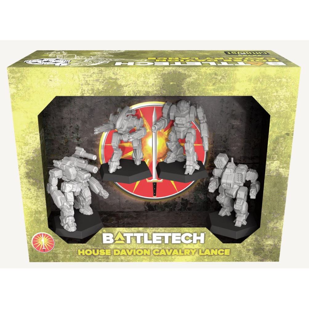 BATTLETECH: HOUSE DAVION CAVALRY LANCE – Games and Stuff
