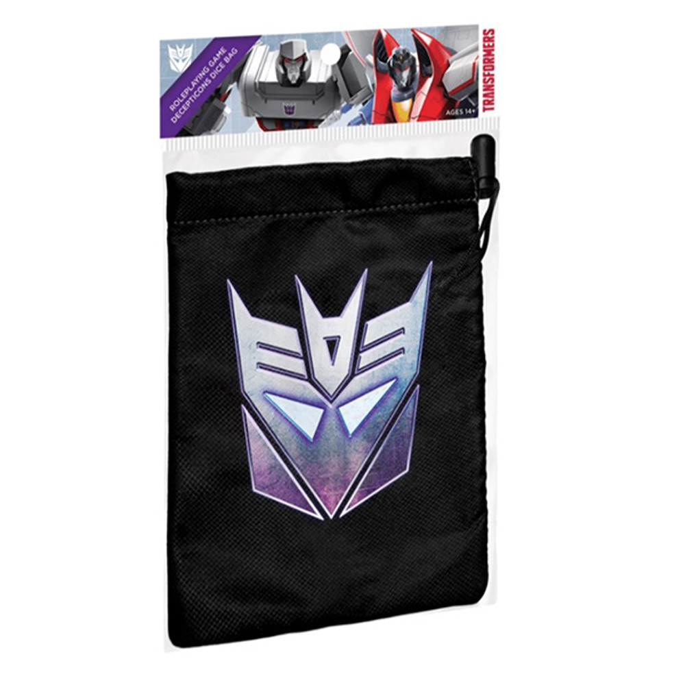 TRANSFORMERS RPG DECEPTICON RPG DICE BAG – Games and Stuff