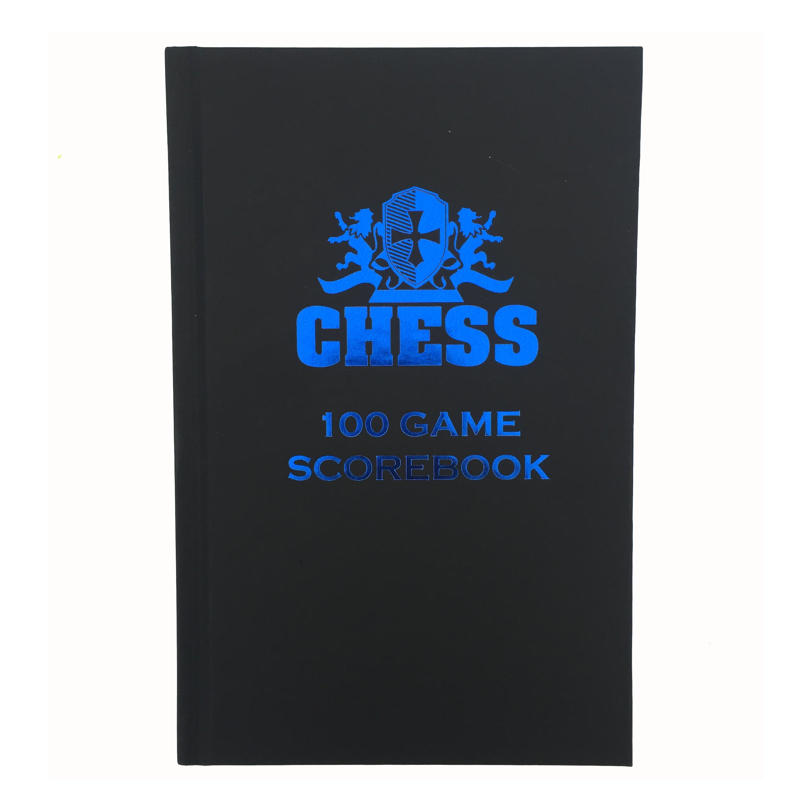 CHESS 100 GAME SCOREBOOK- BLACK – Games and Stuff