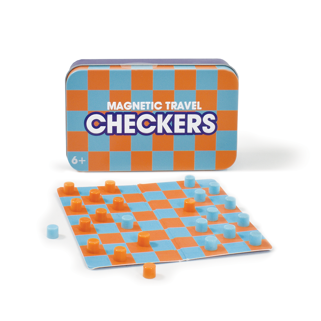 MAGNETIC TRAVEL CHECKERS – Games and Stuff