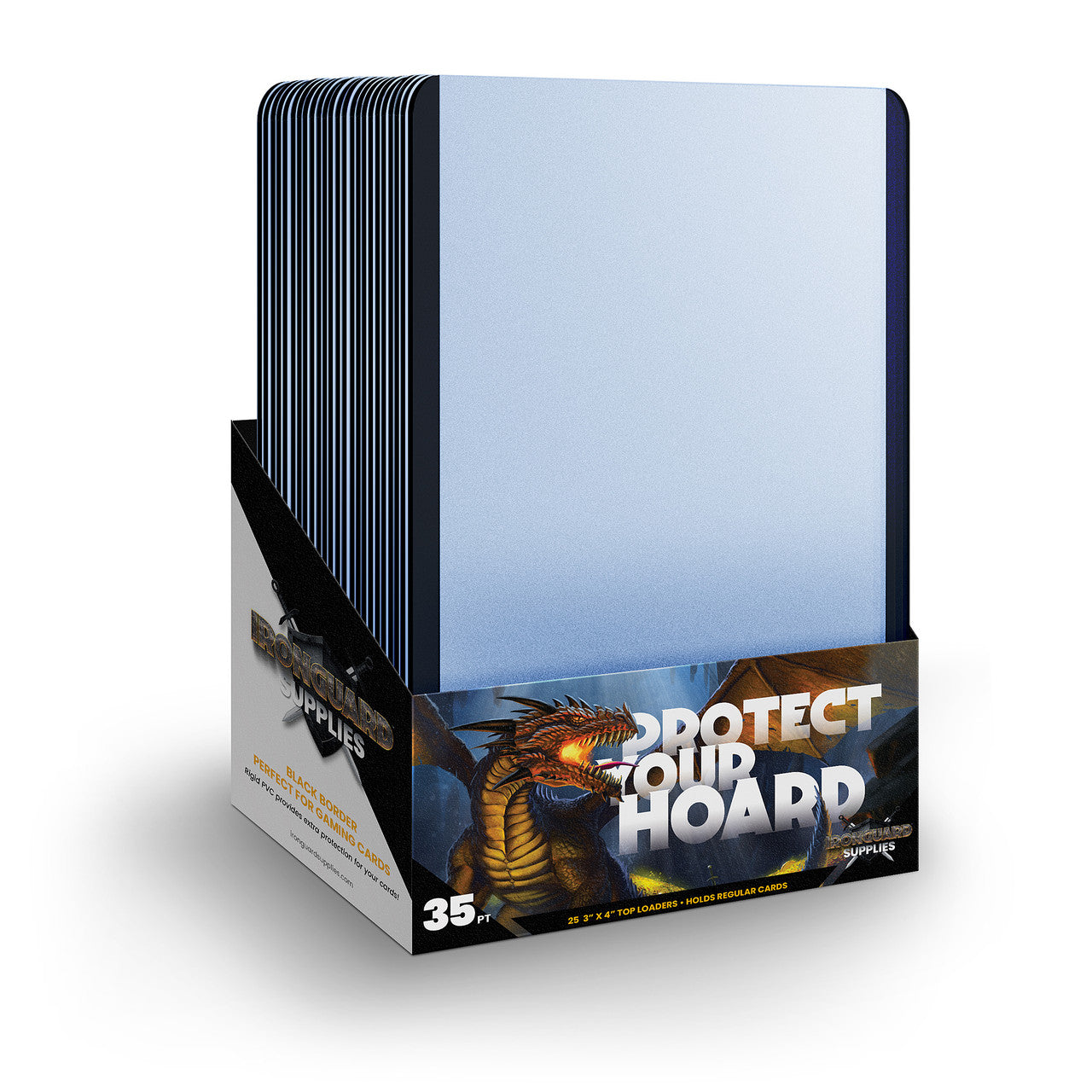 IRONGUARD TOPLOADER 35PT BLACK – Games and Stuff