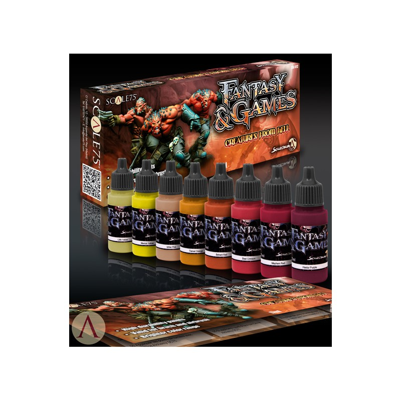 CREATURES FROM HELL PAINT SET – Games and Stuff